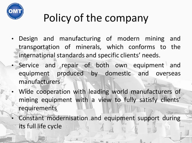Presentation omt 2012 part 1eng | PPT