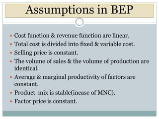 Presentation on BEP | PPT