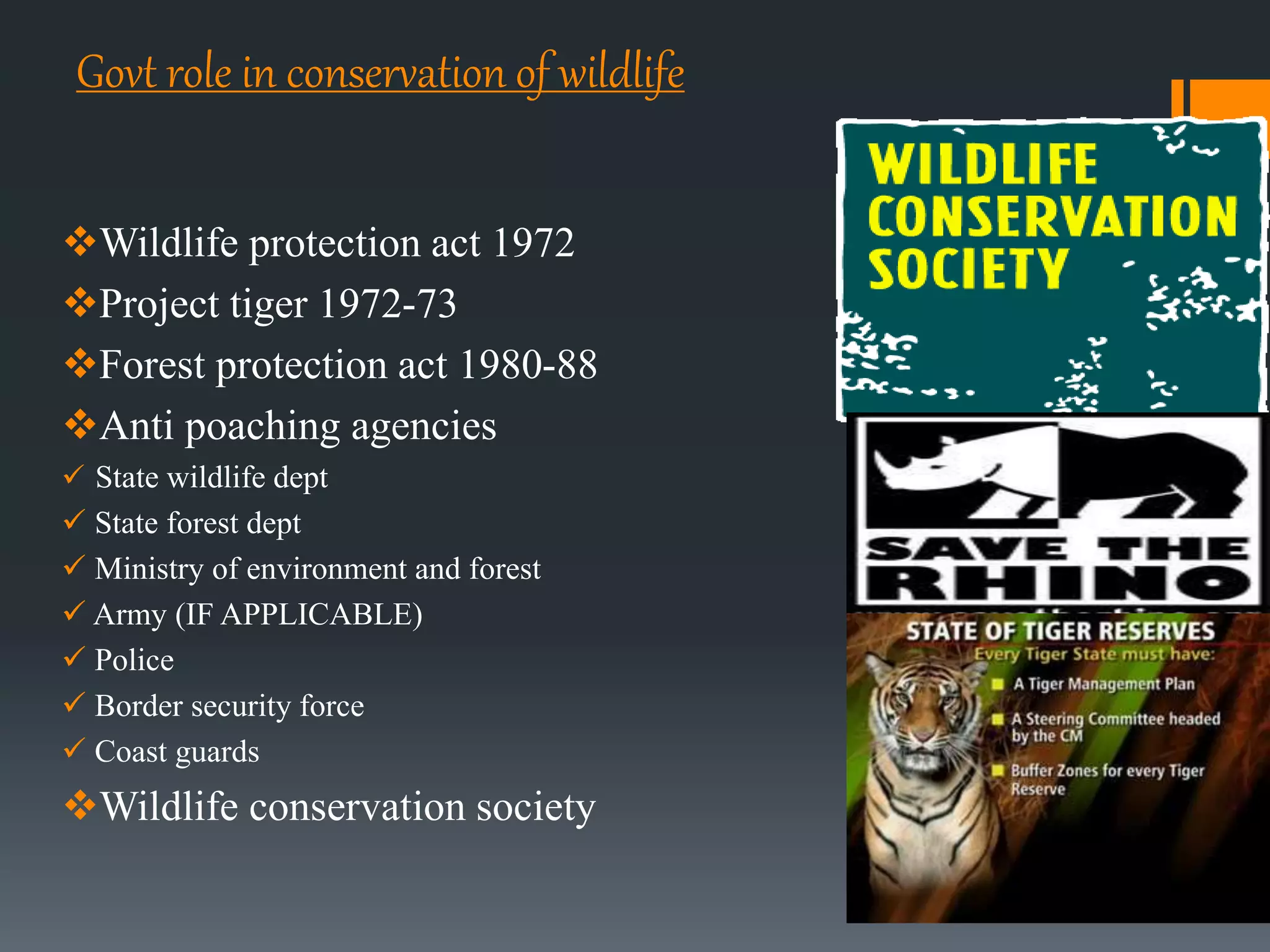 Presentation on nature and wildlife conservation | PPTX