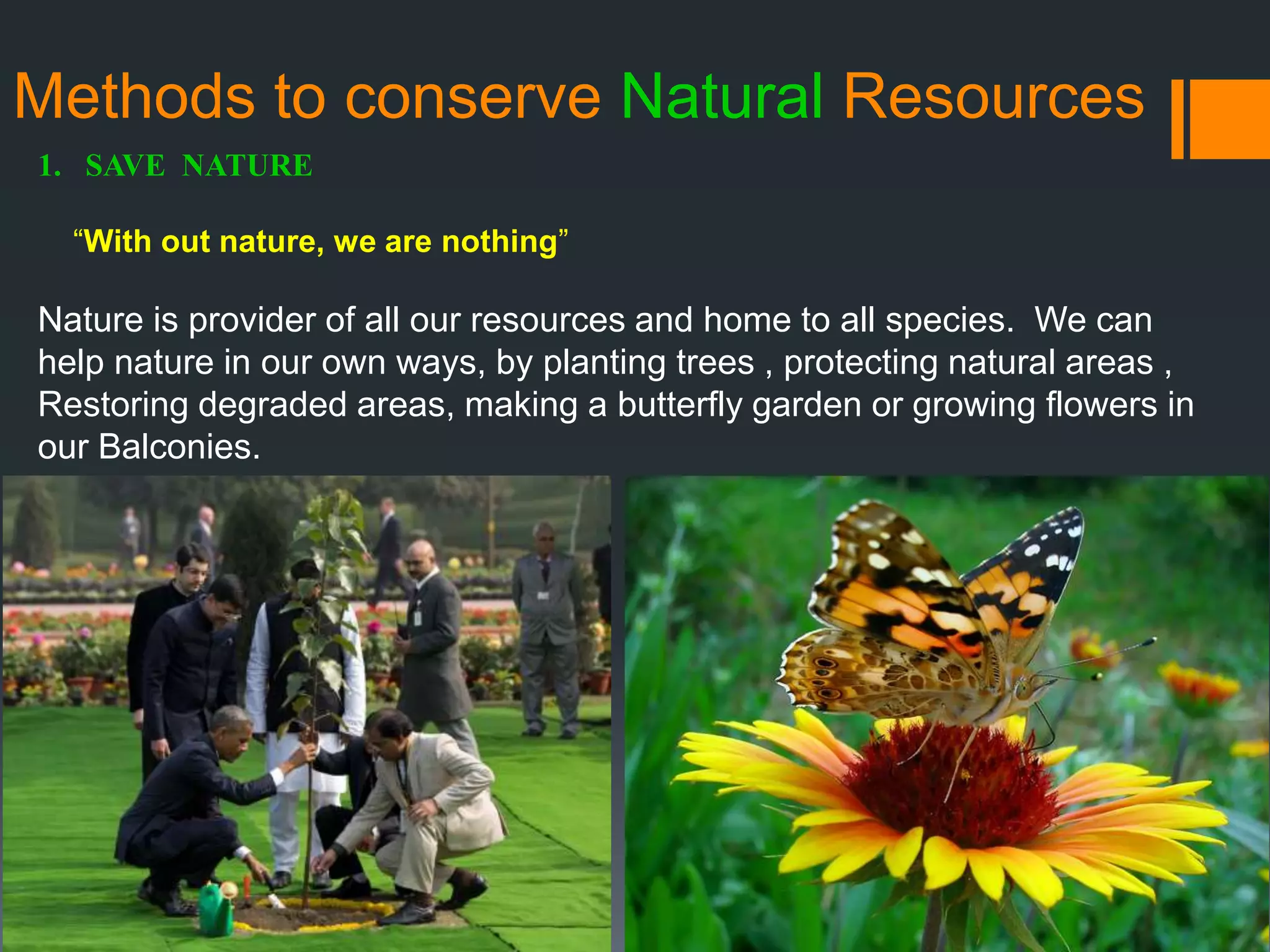 Presentation on nature and wildlife conservation | PPTX