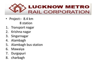 lucknow metro ppt | PPTX