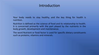 Presentation on Health | PPT