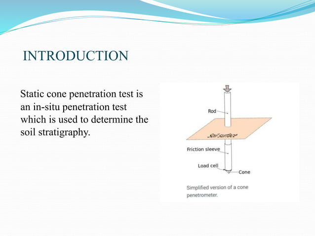 cone Penetration test | PPTX