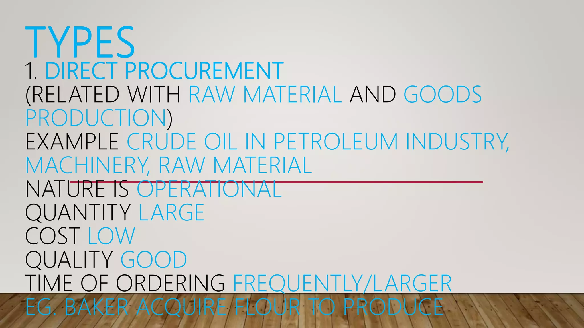 Material Procurement | PPTX