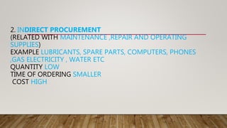 Material Procurement | PPTX