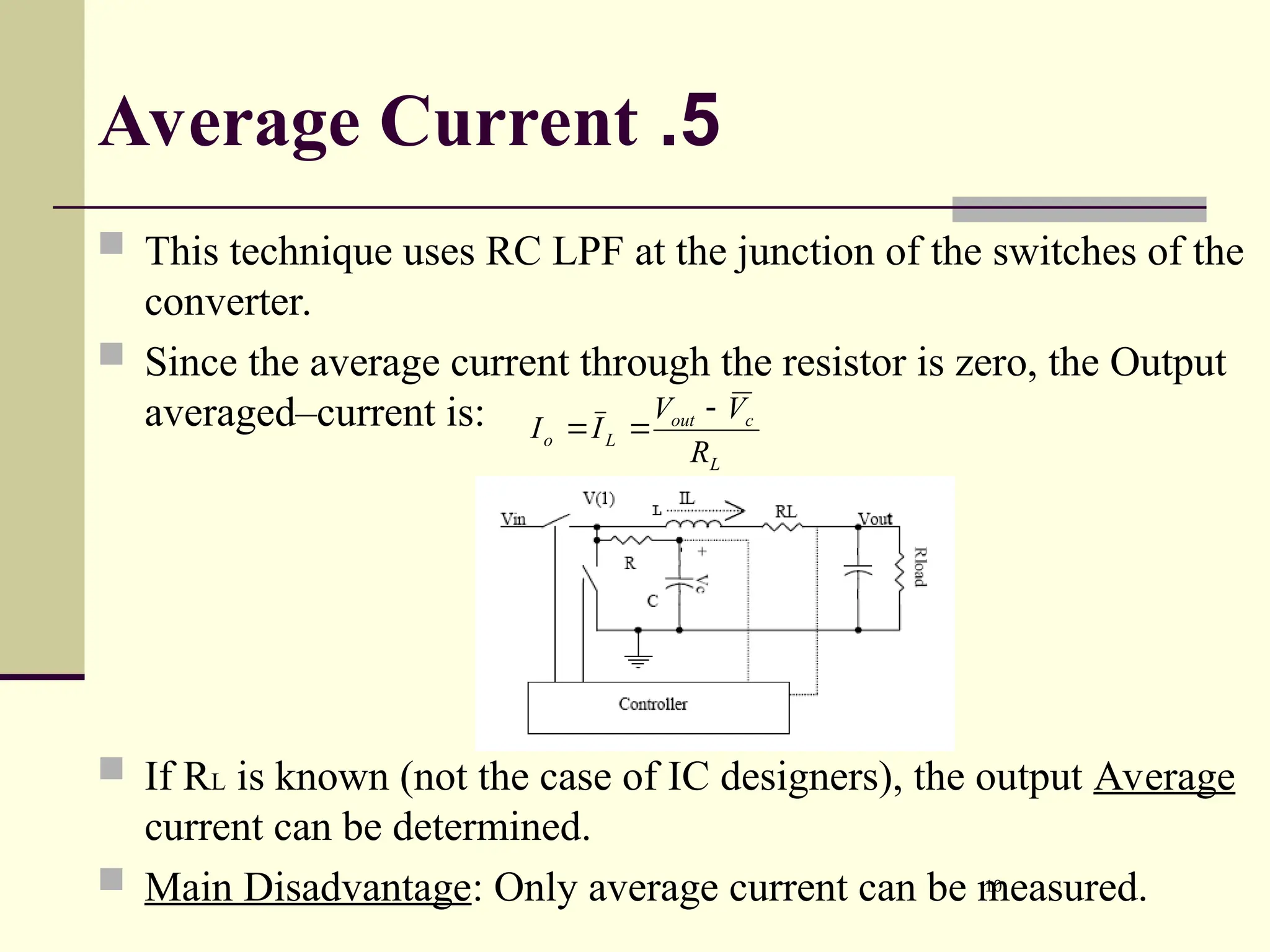 Presentation_ON-CHIP CURRENT SENSING TECHNIQUE FOR CMOS MONOLITHIC ...