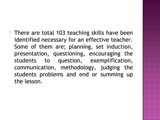 10 teaching skills | PPT