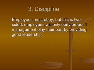 Presentation on 14 principel | PPT