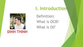 Organization Behavior-Teachers' Organizational Citizenship Behaviors ...