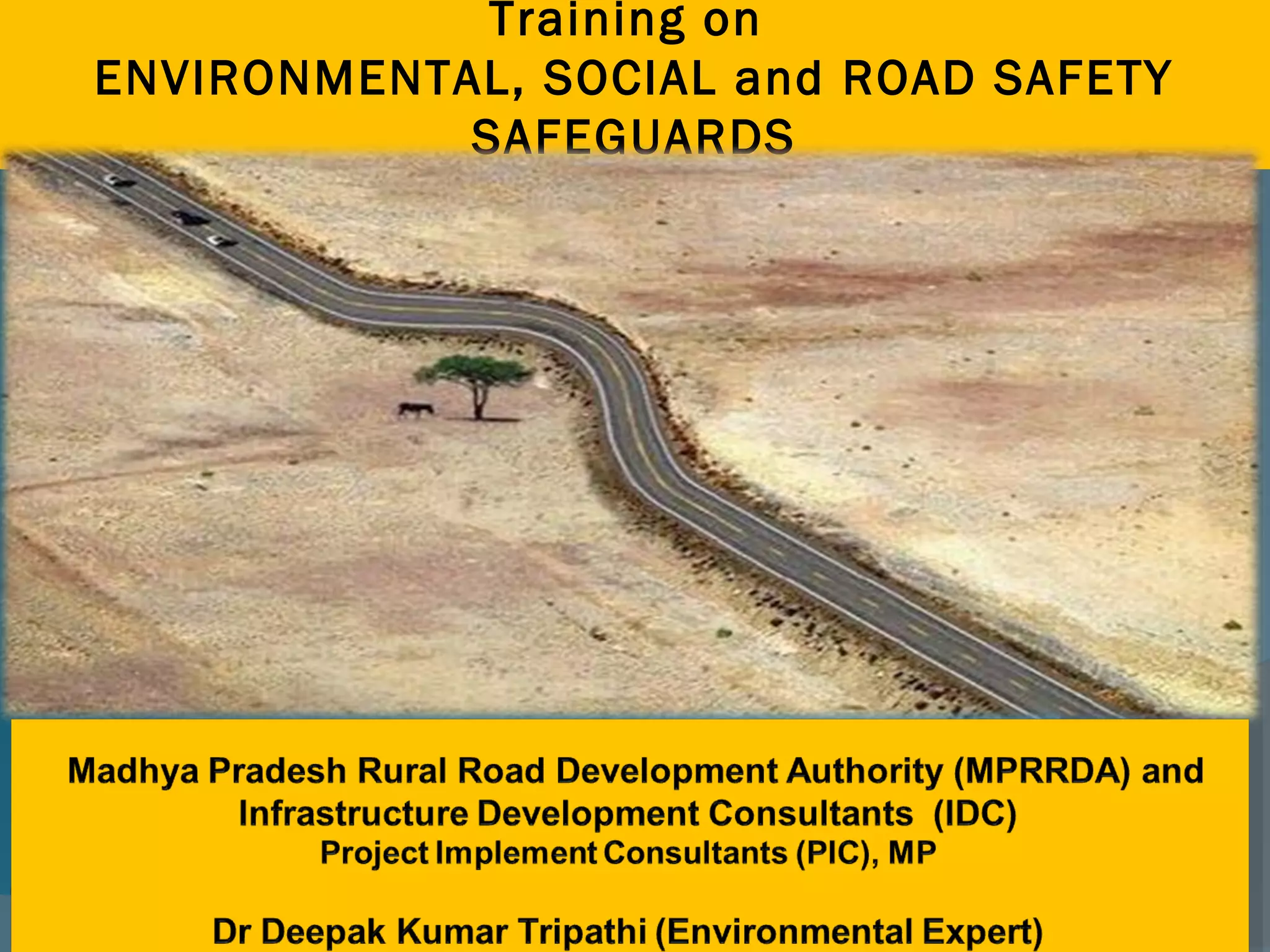 Environment Social and road safety safeguard | PPT