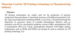 Presentation on 3D Printing.pptx presentation | PPTX