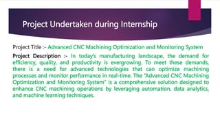 Presentation on 4 months industrial training.pptx