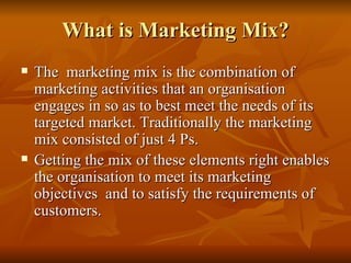 Presentation on 4 p's | PPT