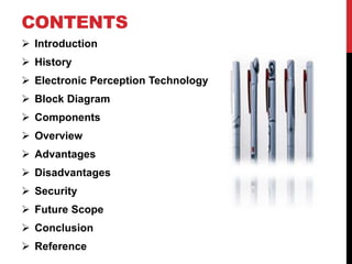 Presentation on 5 pen technology | PPTX