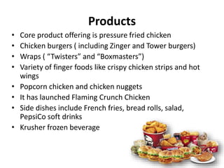 Presentation on 7p’s of kfc | PPTX