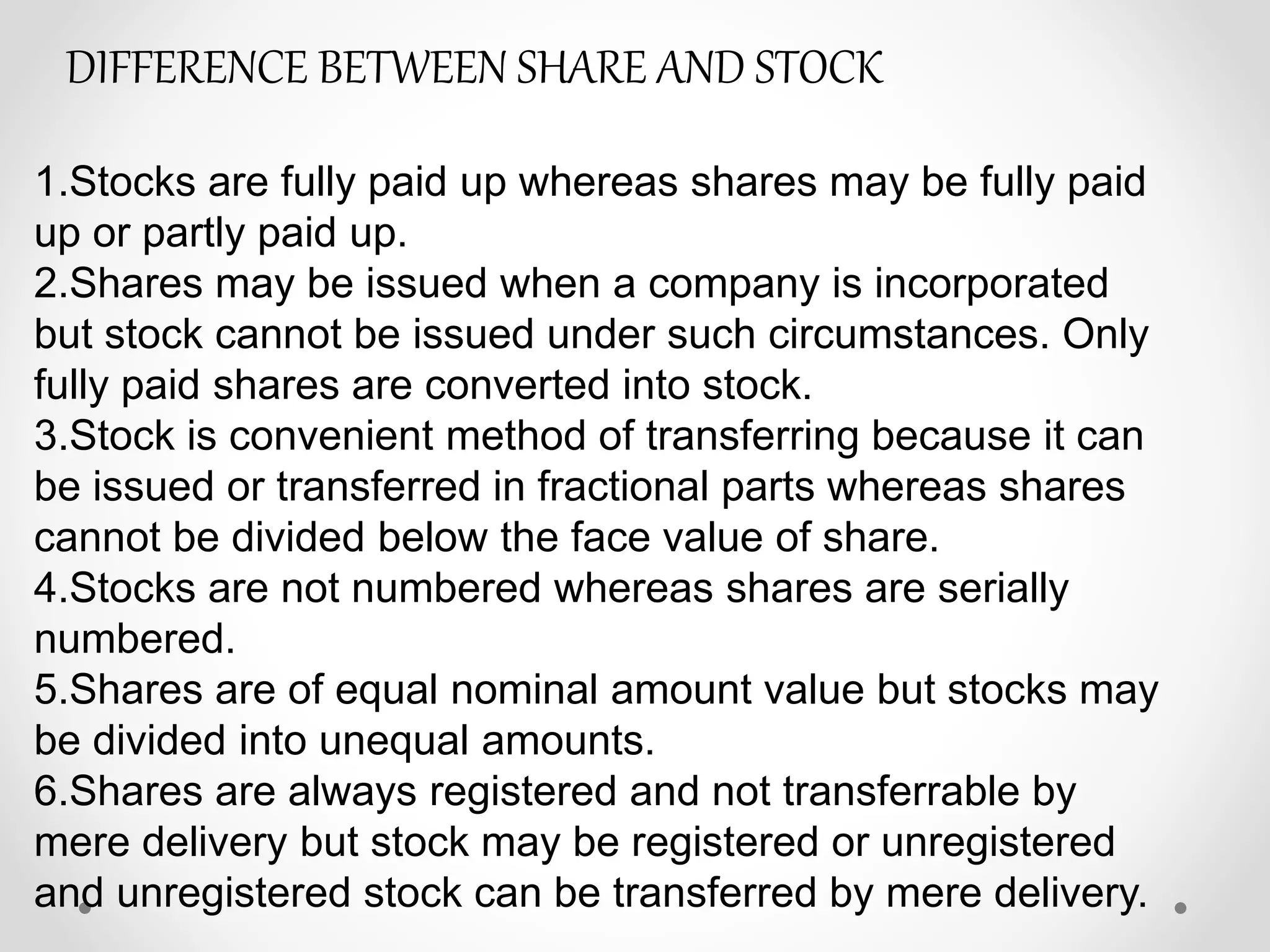 Presentation on Types and Accouting Treatment of Share Capital | PPTX