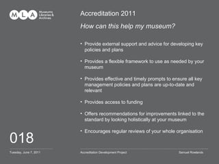 Accreditation: The UK Standard for Museums & Galleries - The New ...
