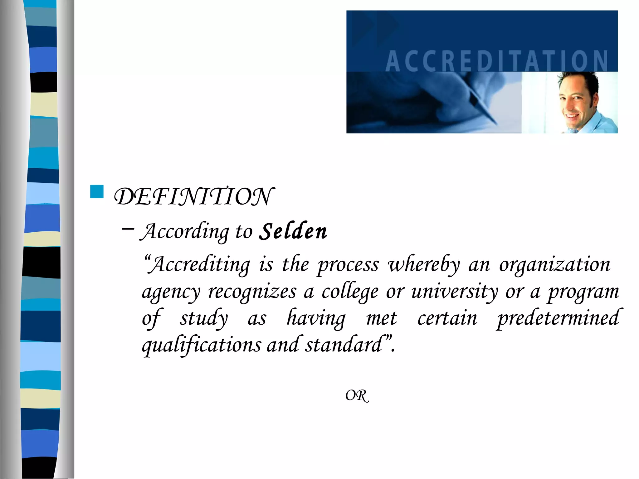 Presentation on Accreditation | PPT