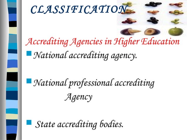 Presentation on Accreditation | PPT | Professional School ...