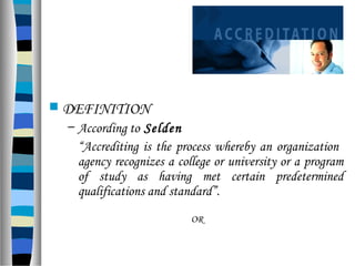 Presentation on Accreditation | PPT