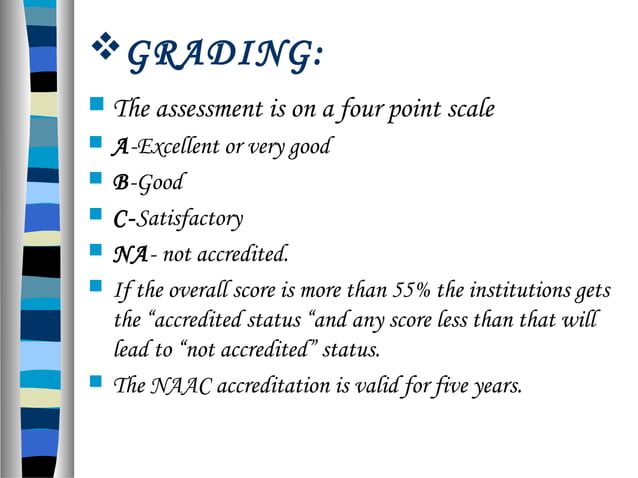 Presentation on Accreditation | PPT | Professional School ...