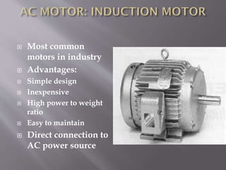 Presentation on AC Motors | PPTX