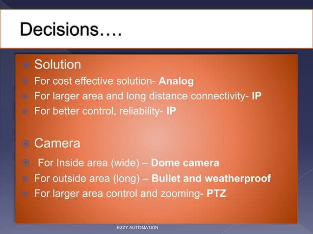 Presentation on a CCTV Security System. | PPTX | Computer Peripherals ...