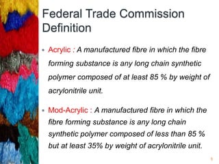Acrylic fiber | PPTX