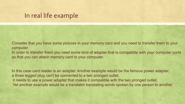 Presentation on adapter pattern | PPTX