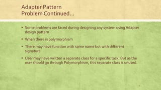 Presentation on adapter pattern | PPTX