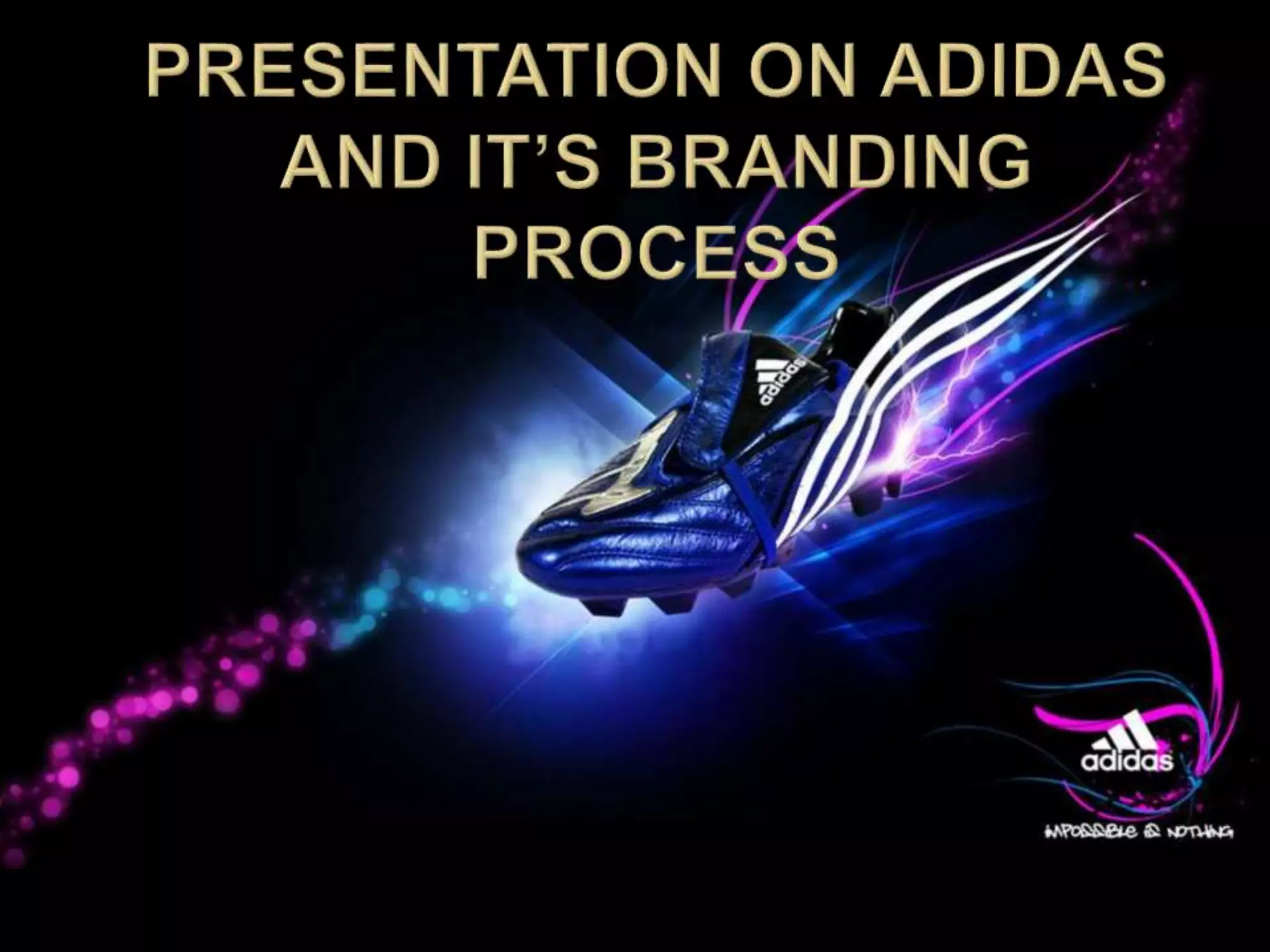 Presentation on adidas and it's company profile | PPTX