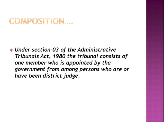 presentation on Administrative tribunal.pptx