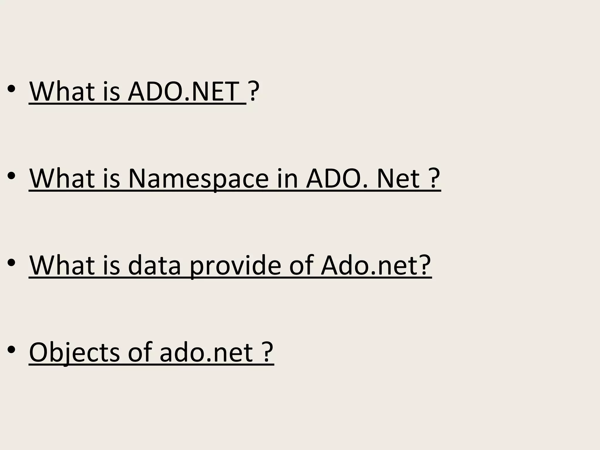 ado.net
