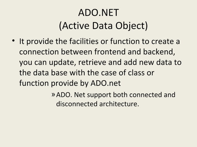 ado.net