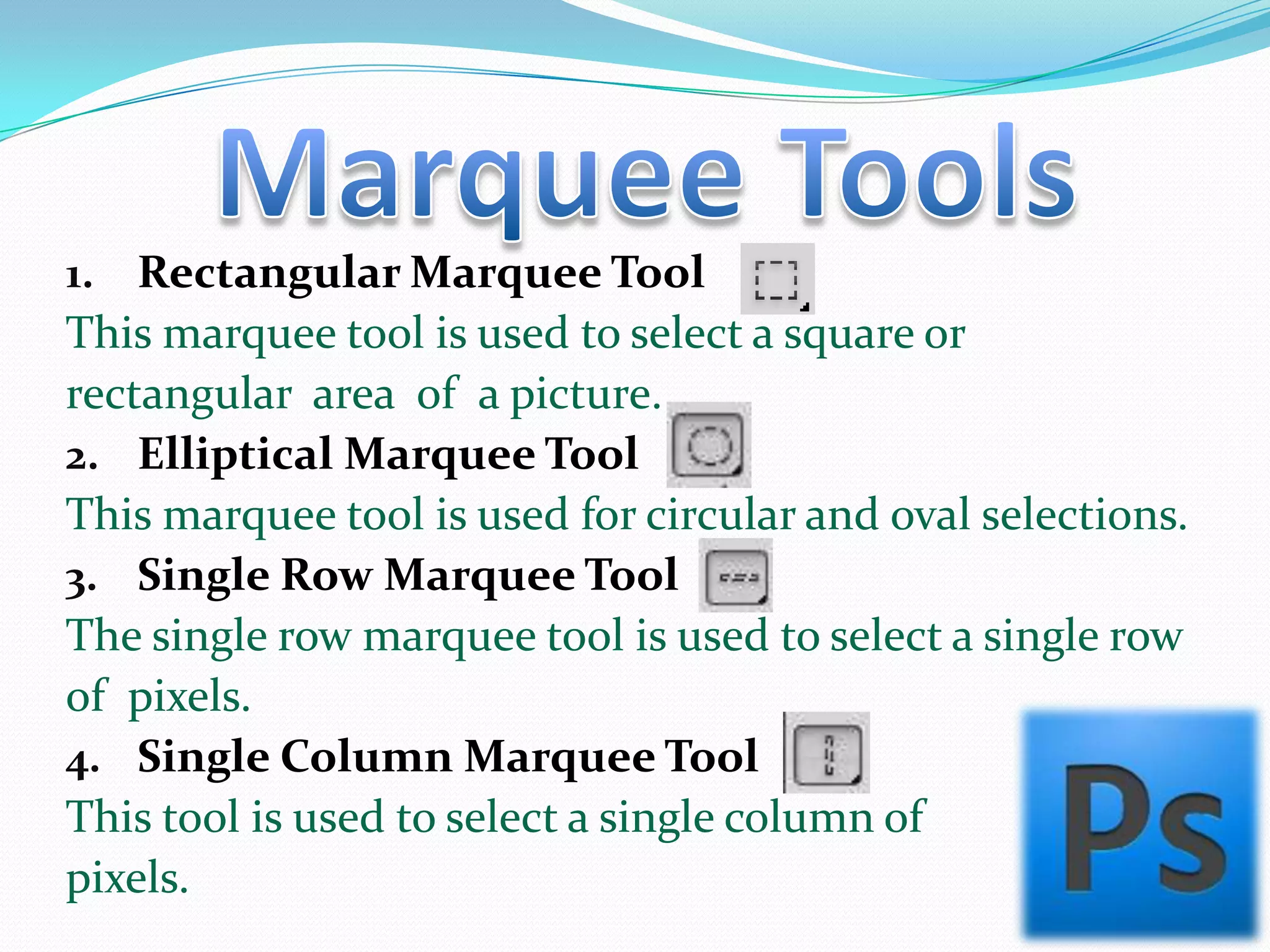Presentation on adobe photoshop® tools | PPTX