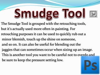 Presentation on adobe photoshop® tools | PPTX