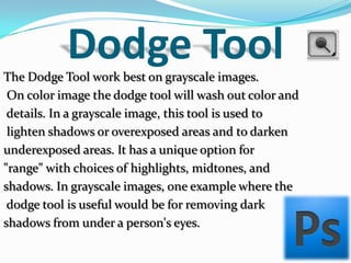 Presentation on adobe photoshop® tools | PPTX