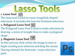 Presentation on adobe photoshop® tools | PPTX