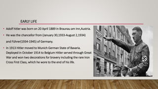 Presentation on adolf hitler | PPTX