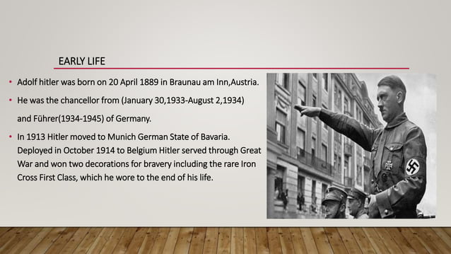 Presentation on adolf hitler | PPTX