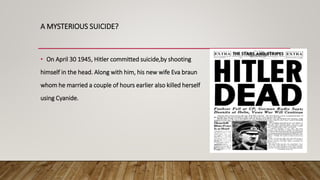 Presentation on adolf hitler | PPTX