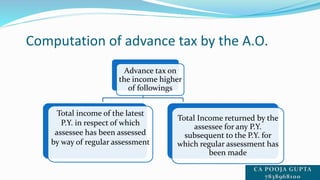 Presentation on advance tax | PPT