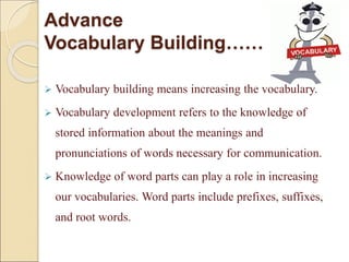 Presentation_on_Advance_Vocabulary_Build.ppt