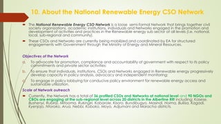 Advancing Civil Society Organisations and Networks coordination for ...