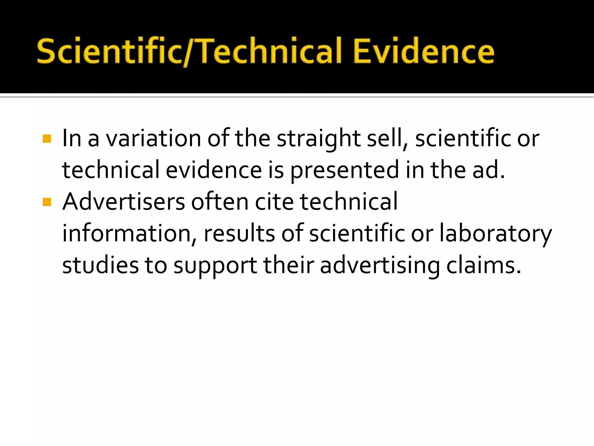 Presentation on advertising execution styles | PPTX