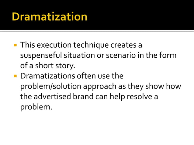 Presentation on advertising execution styles | PPTX