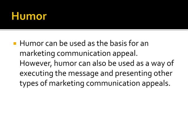 Presentation on advertising execution styles | PPTX