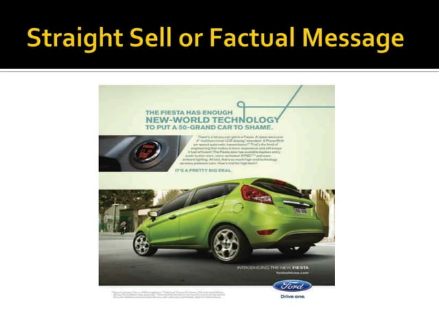 Presentation on advertising execution styles | PPTX