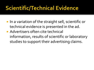 Presentation on advertising execution styles | PPTX