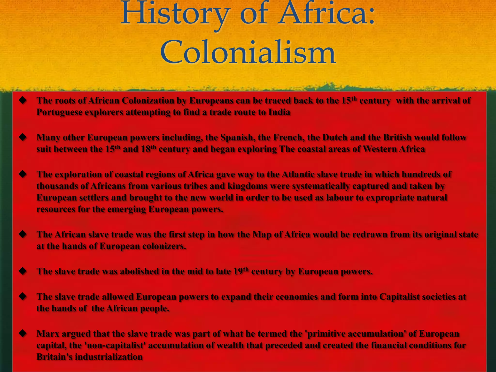 Redrawing the Map of Africa | PPTX